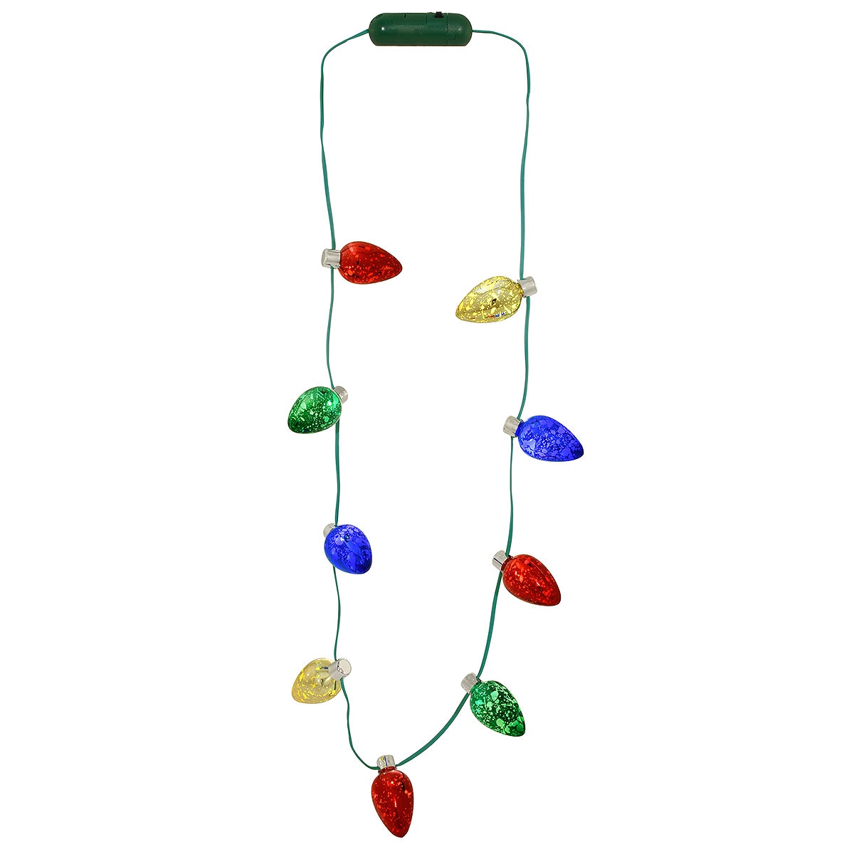 Holiday Frost Light Up Bulb Necklace