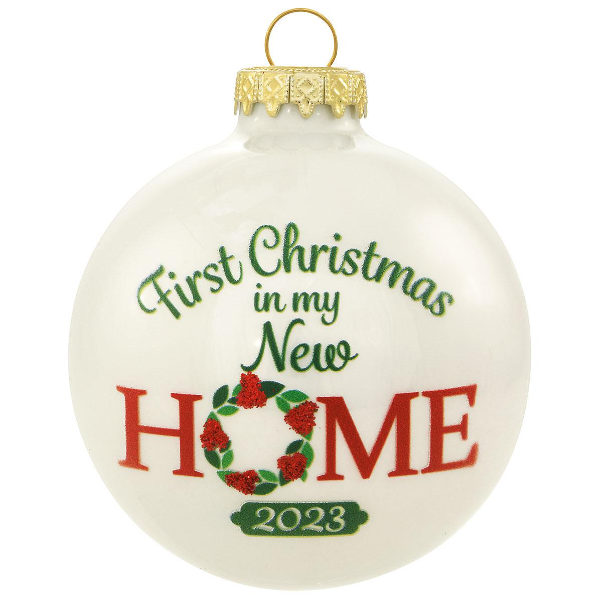 2023 First Christmas In My New Home Glass Ornament 2023 First Christmas In My New Home Glass Ornament